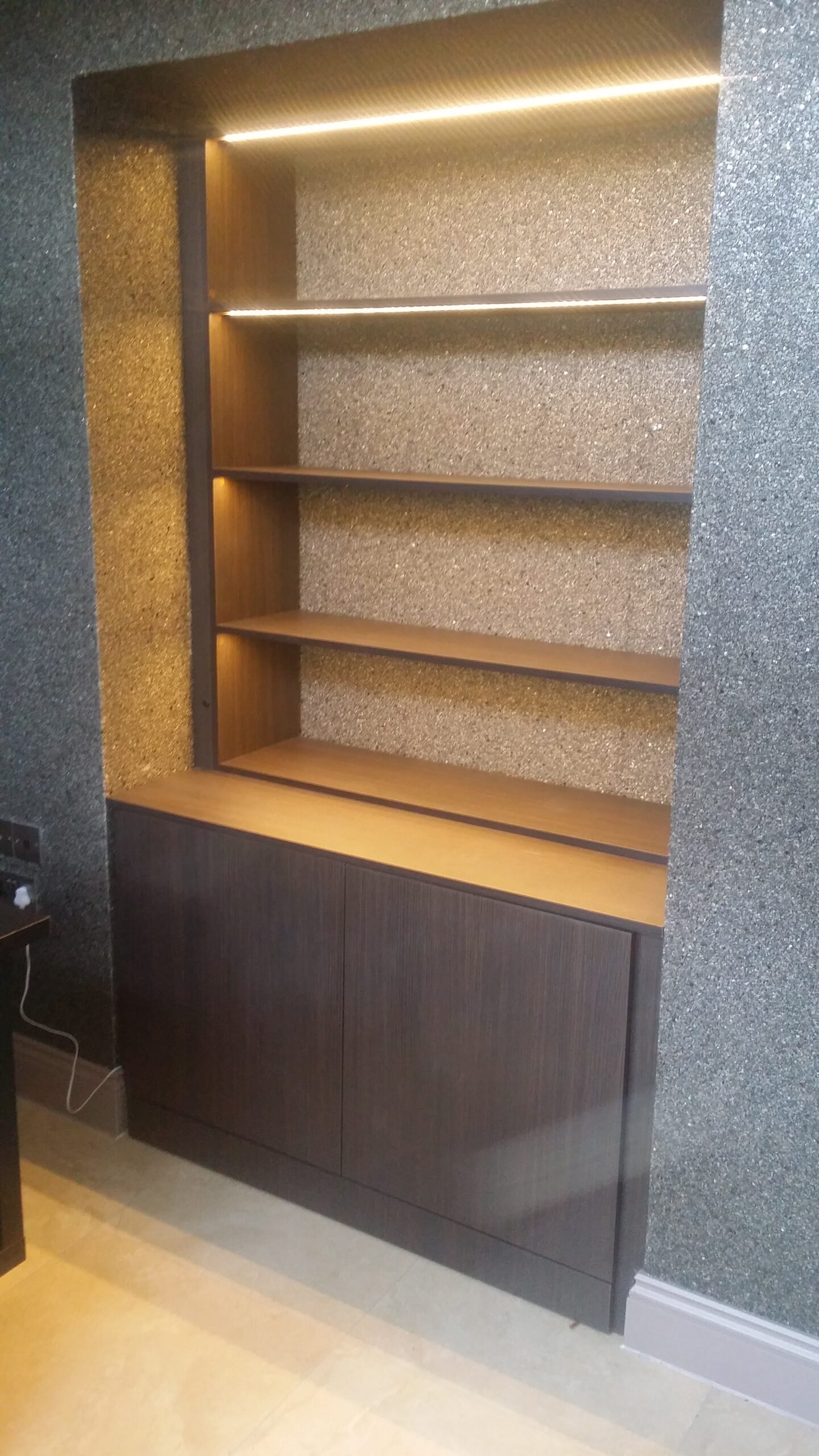 Open Led Unit - MBS Bathrooms & Kitchens