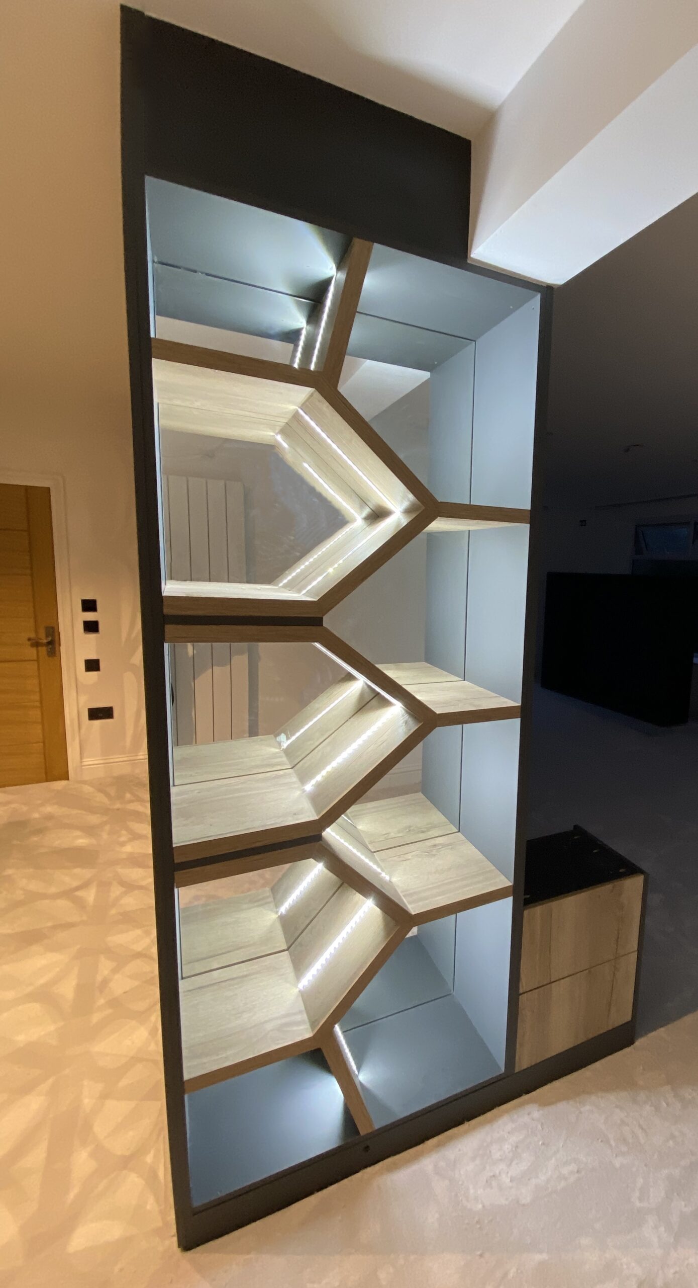 Open Led Unit - MBS Bathrooms & Kitchens